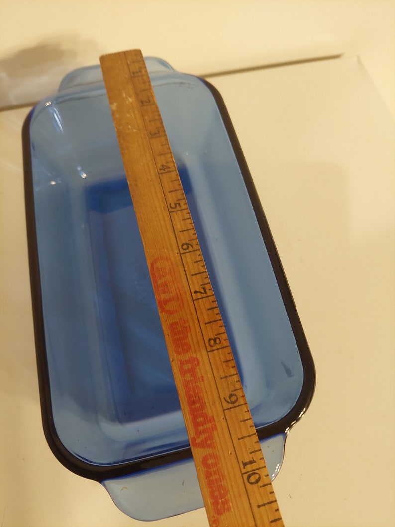 Pyrex Cobalt Peacock Blue Bread Loaf Baking Pan - Etsy