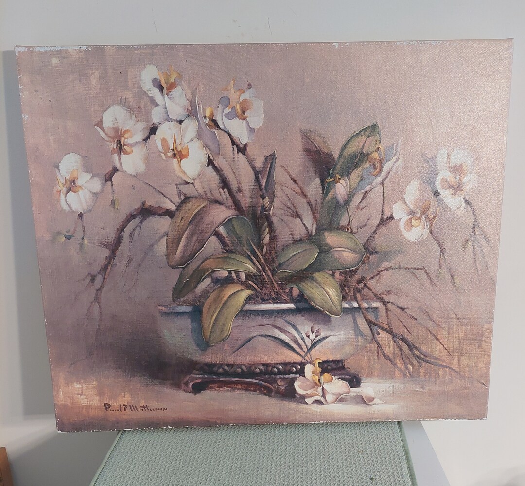 Orchid Passion by Paul Mathenia Lithograph Print on Stretched Canvas - Etsy