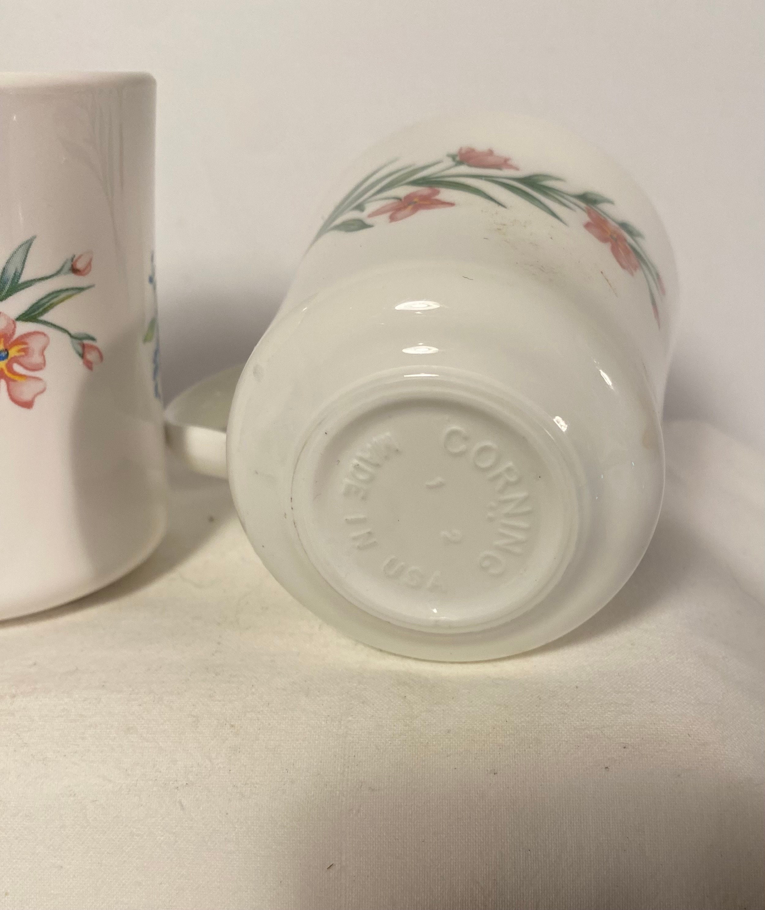 Vintage Corning My Garden Pattern Cups Mugs - Etsy