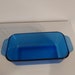 Pyrex Cobalt Peacock Blue Bread Loaf Baking Pan - Etsy