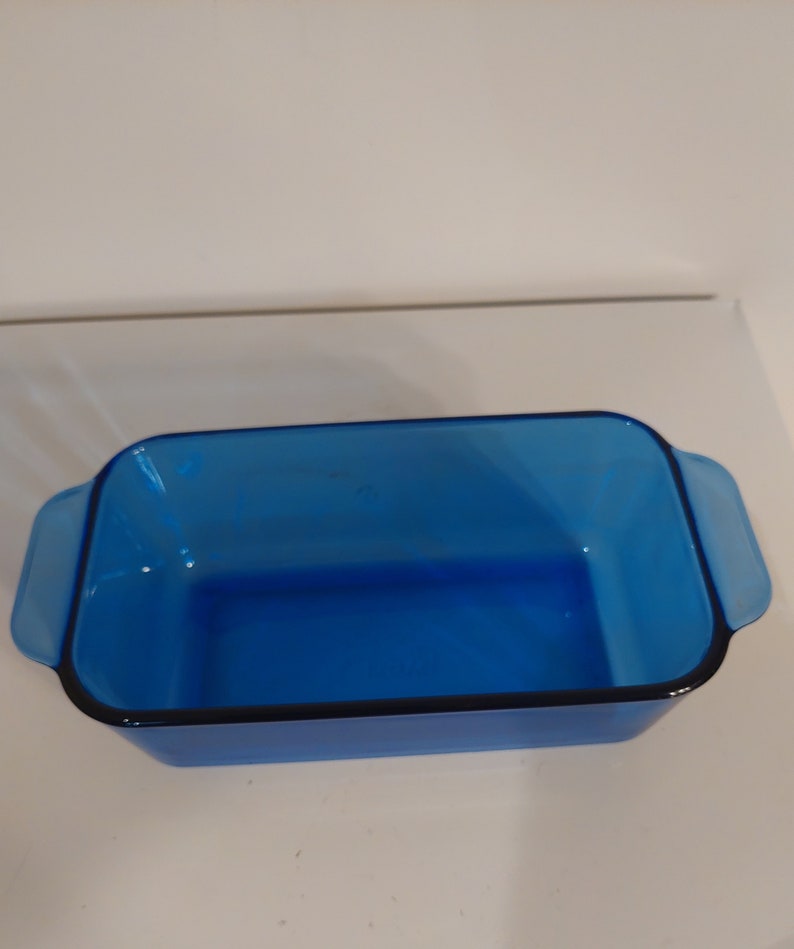 Pyrex Cobalt Peacock Blue Bread Loaf Baking Pan - Etsy