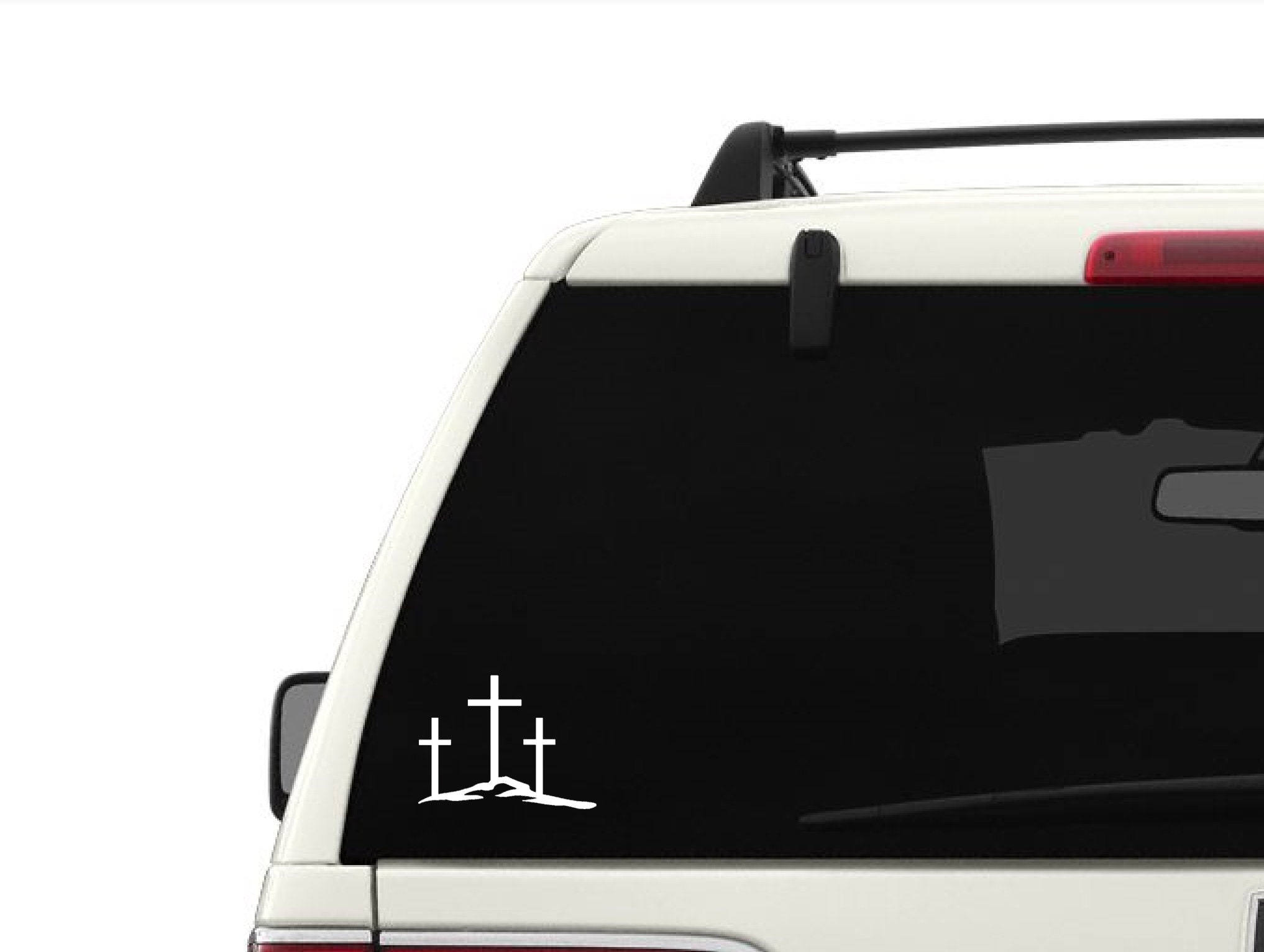 Calvary Cross Decal Sticker for Cars Christian Decals Cross - Etsy