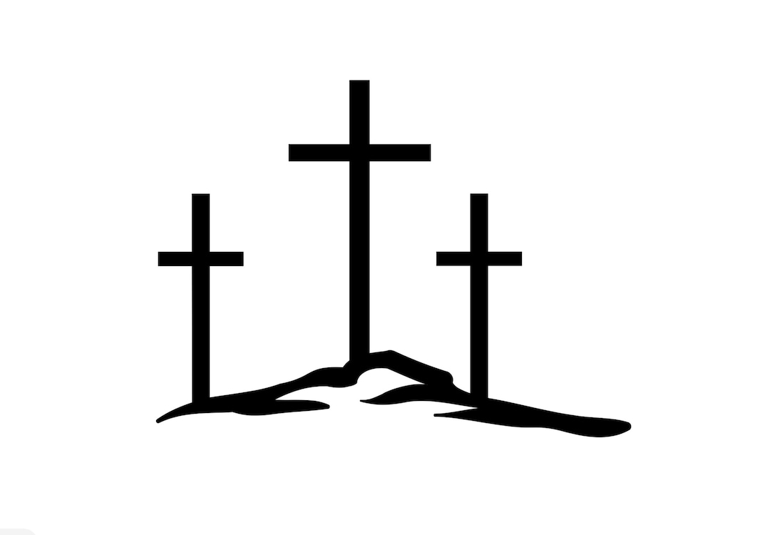 Calvary Cross Decal Sticker for Cars, Christian Decals, Cross Window ...