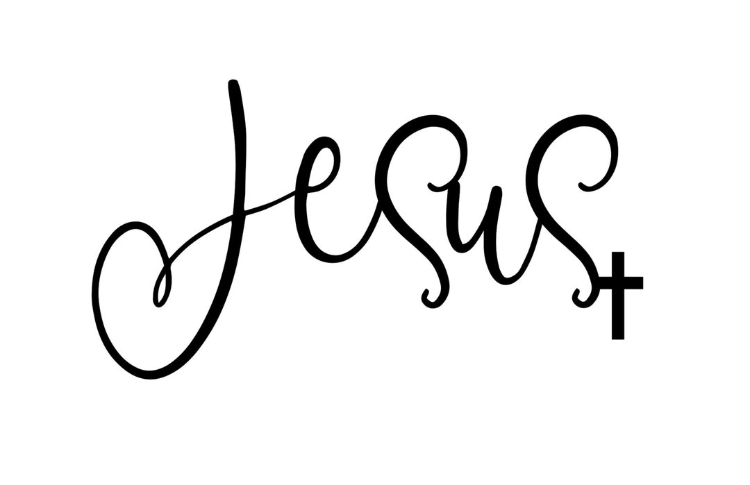 Jesus Christian Decal for Cars and Trucks Faith and - Etsy