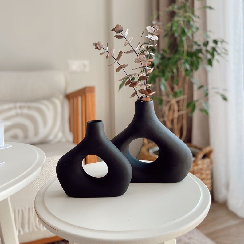 Ceramic Vase, Nordic Style Vase, Vase, Housewarming Gift, Minimalist ...