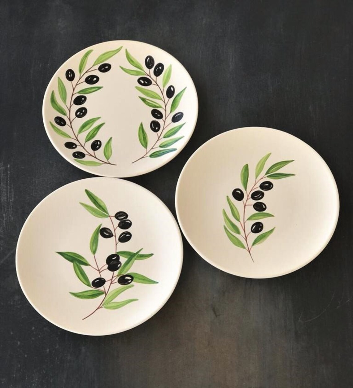 Wall Plates, Decorative Wall Plates, Host Gifts, Wall Art, Set of 3 ...