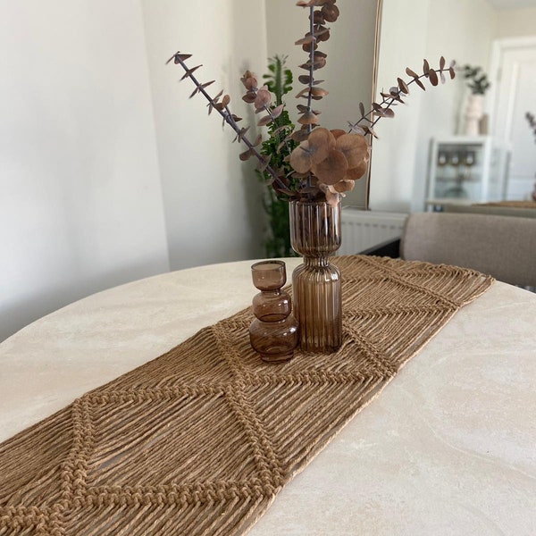 Macrame Runner - Etsy UK