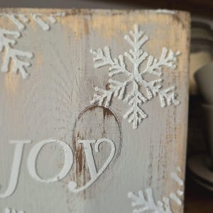 Christmas Wooden Joy Ornament Decor Wall Tree Signs Christmas Decor ...