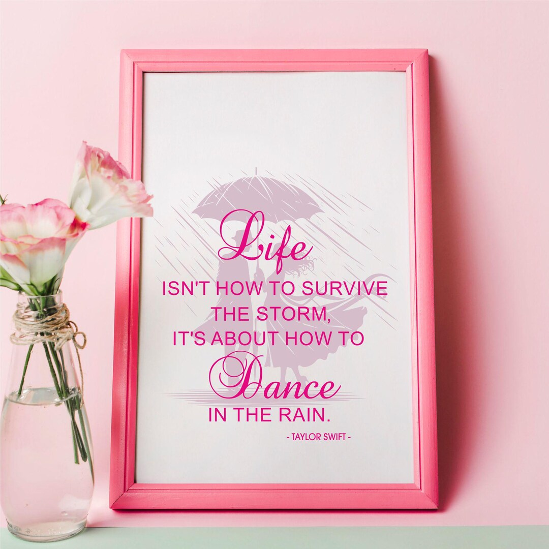 Taylor Swift Pop Art Style-life Isn't How to Survive the Storm swiftie ...