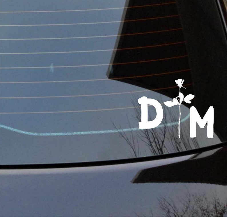Logo Depeche Mode Rose Red Car Laptop Sticker Depeche Mode - Etsy