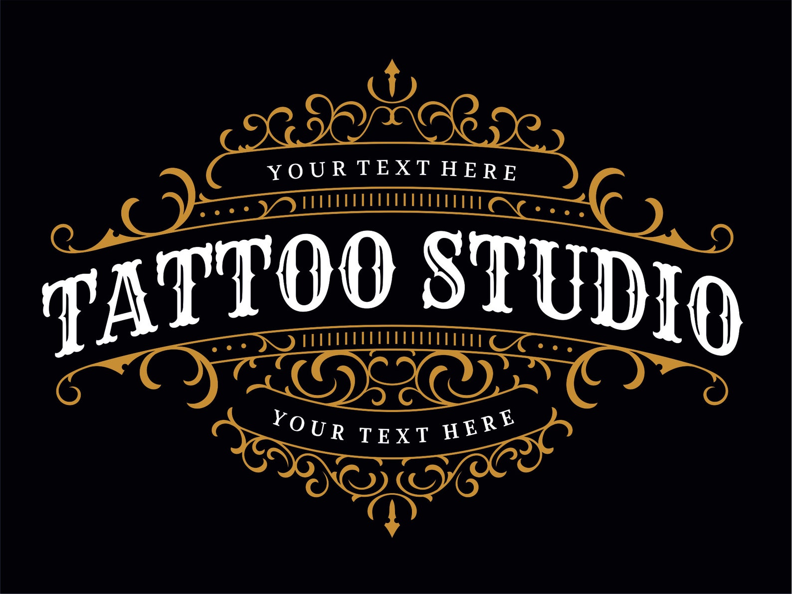 Tattoo Studio Window Sticker Custom Front Sign Decal Salon Modern - Etsy