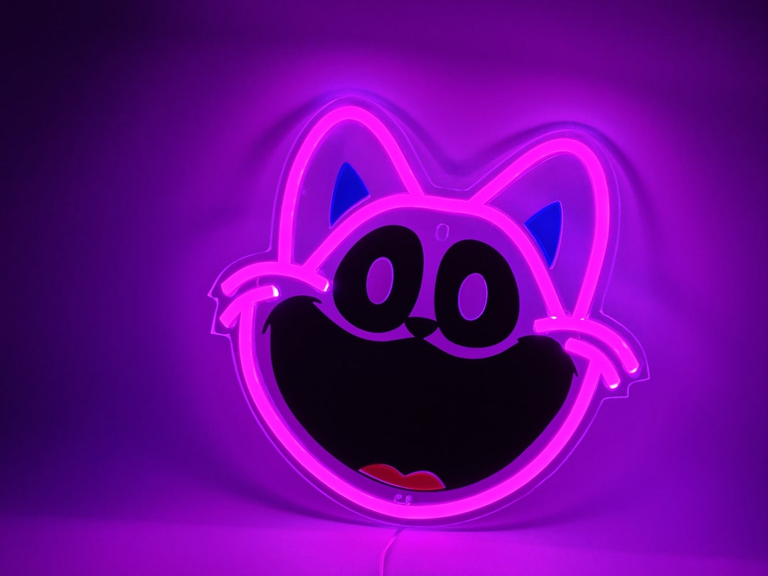 Letrero de neón Catnap, regalo para fanáticos, videojuego de terror ...