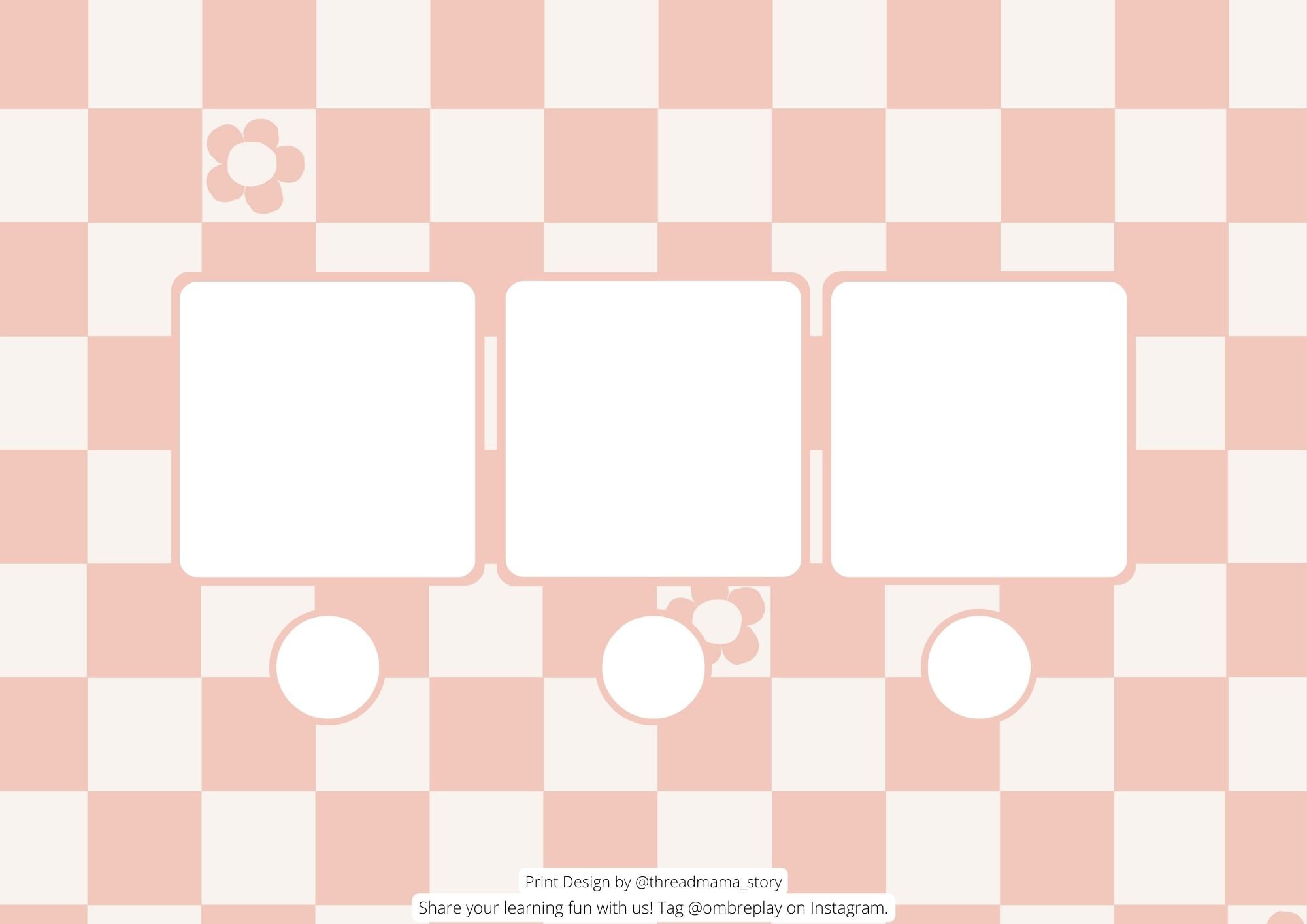 Pink Checkered Alphabet Flashcards Learning - Etsy