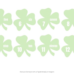 St. Patricks Alphabet Flashcards + Ten Frame