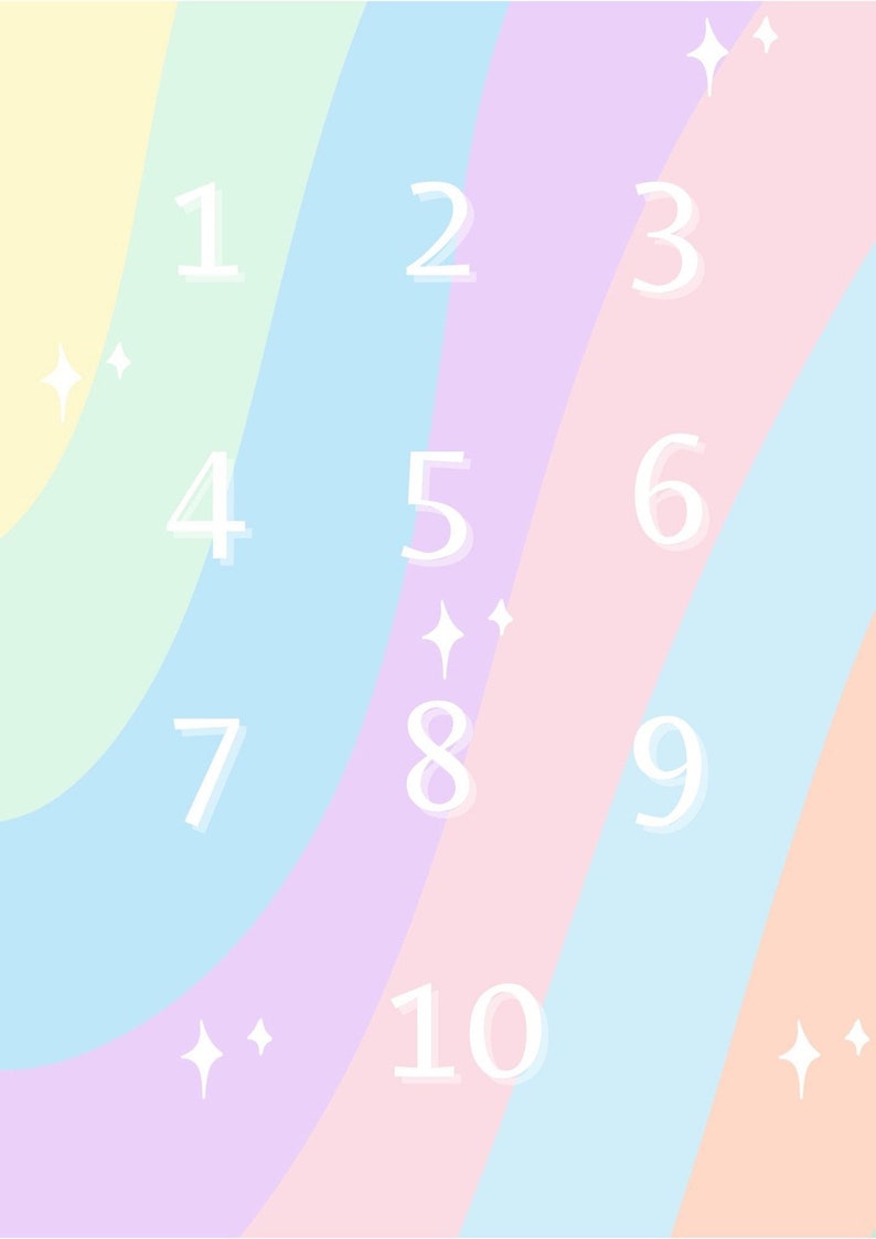 Printable Pastel Alphabet Posters DIGITAL FILE Upper - Etsy