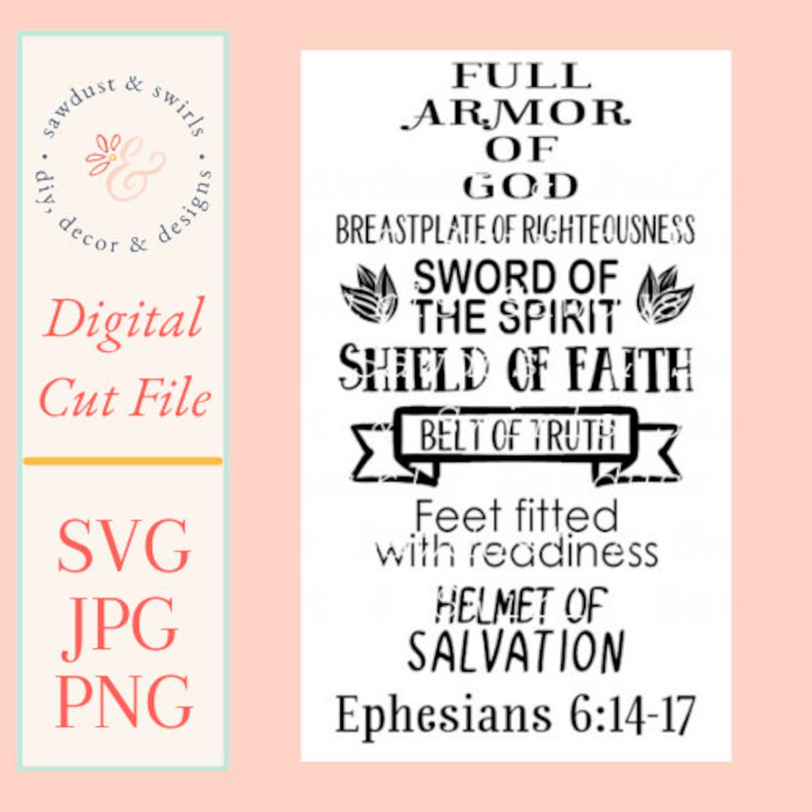 Full Armor of God, Shield of Faith, Sword of the Spirit, Ephesians 6:14 ...