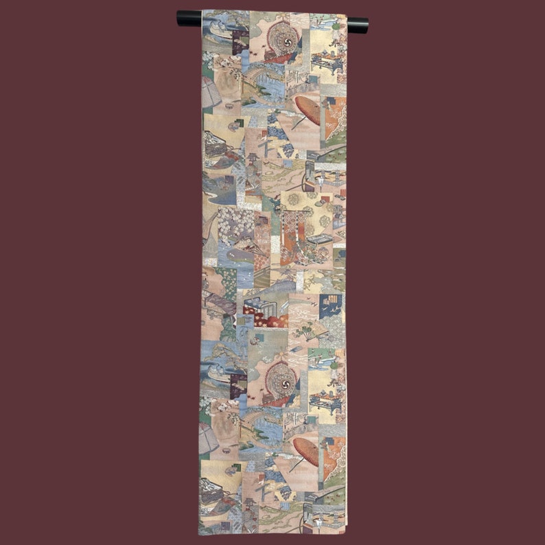 Shipping Free Vintage Japanese Obi 100% Silk, Rare. Exquisitely High ...