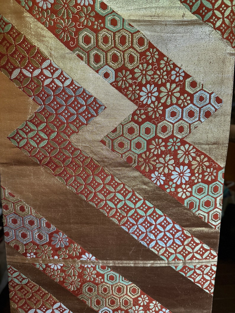 Free Shipping Vintage Japanese Obi(kimono Sash), 100%silk, Simple ...