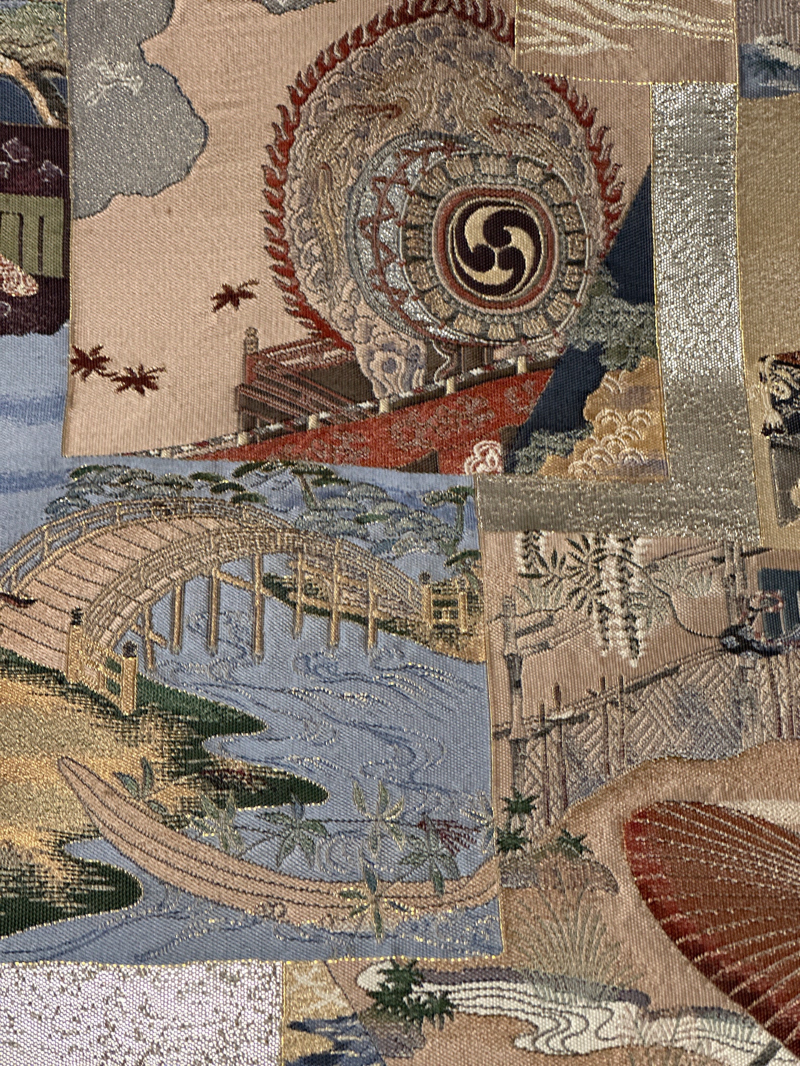 Shipping Free Vintage Japanese Obi 100% Silk, Rare. Exquisitely High ...