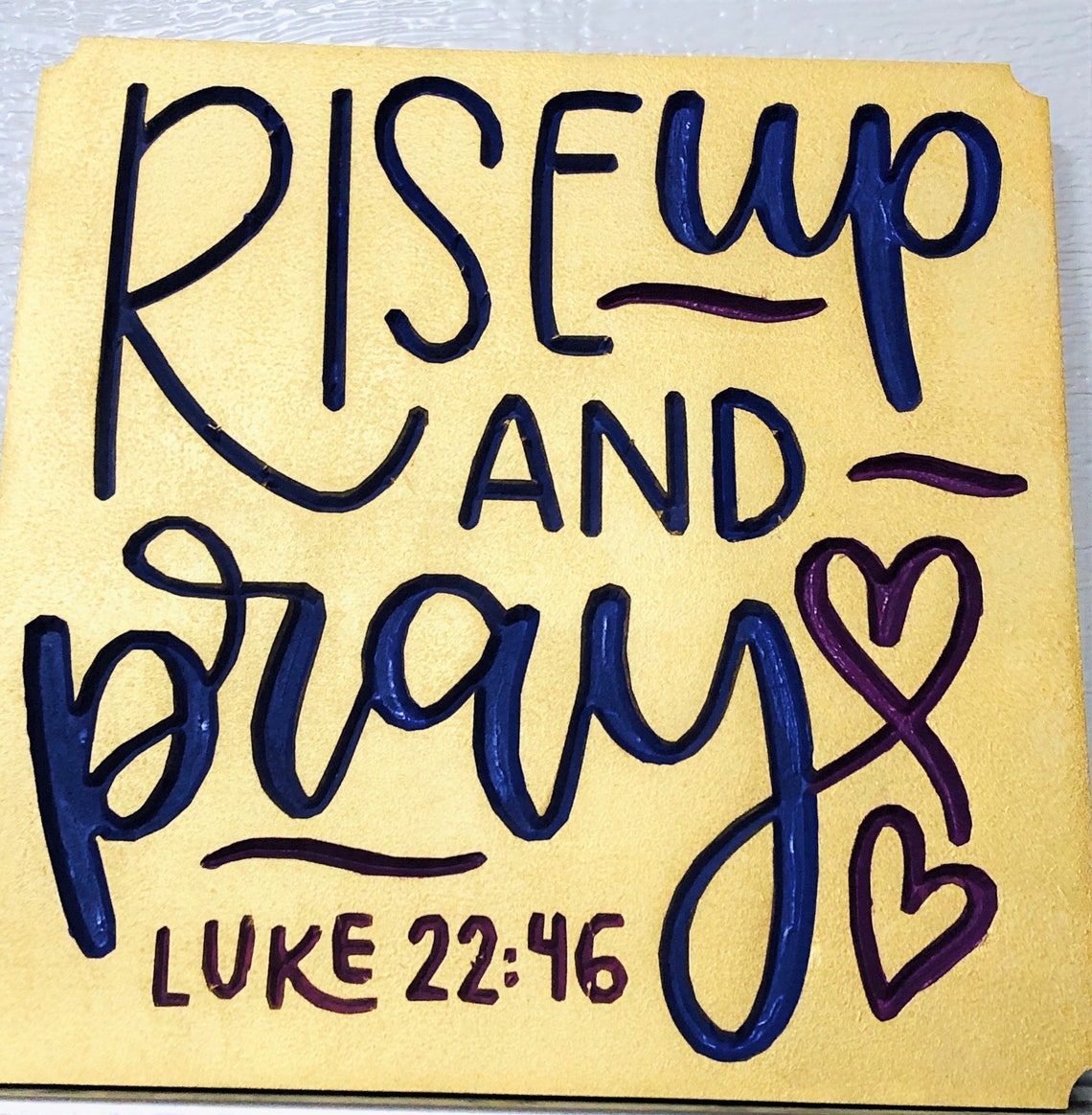 Rise up and Pray Wall Home Decor - Etsy