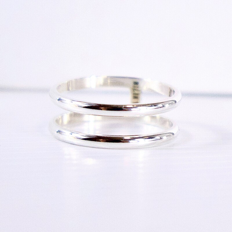 Shiny Silver Ring - Etsy