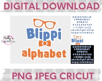 Blippi Font - Etsy Canada