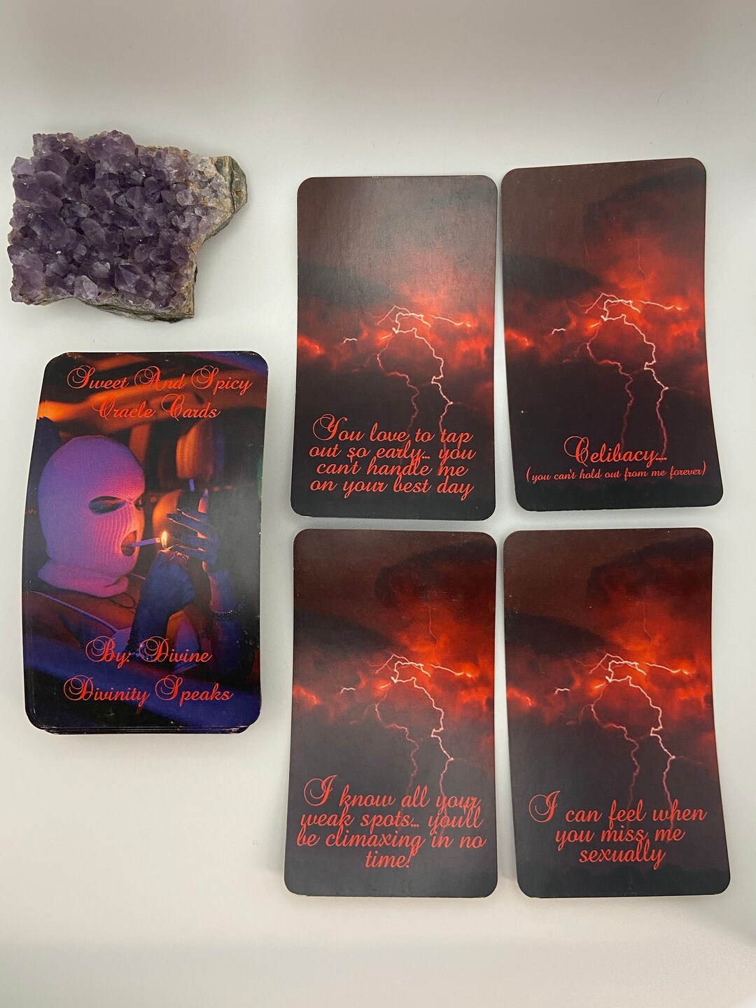Sweet And Spicy Oracle Deck Intimate Sexual Erotic Oracle Etsy