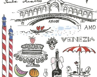 Italy Paper Napkins | Etsy