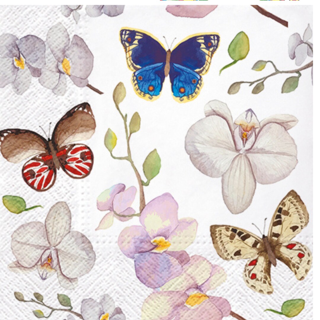 Decoupage Napkins, Decoupage Paper, Decoupage Napkins Butterfly ...