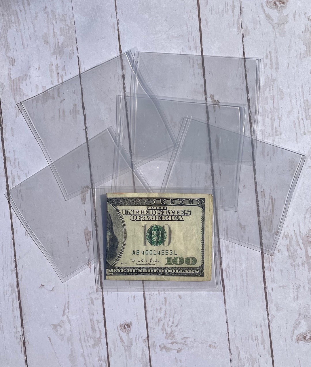 Clear Mini Cash Envelopes Laminated | Minimalist Style - Etsy