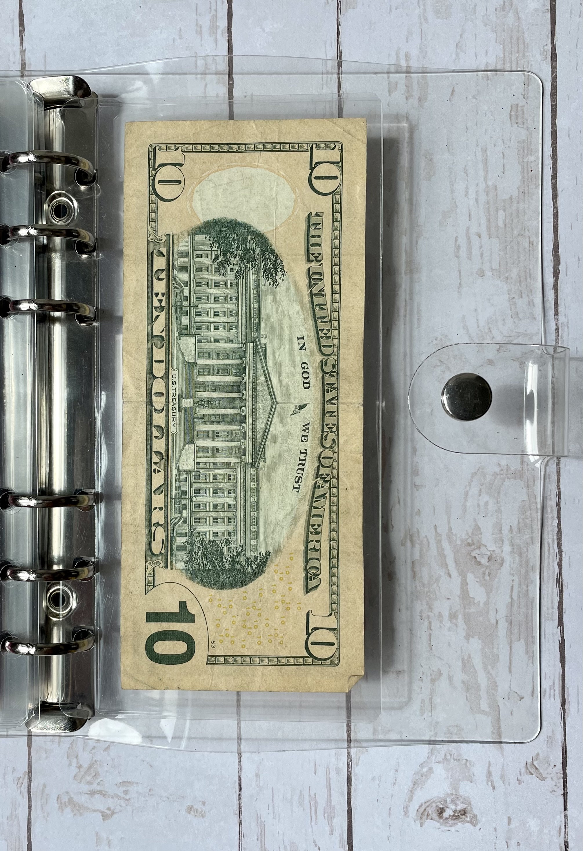 Clear Cash Envelopes Laminated Minimalist Style Personal/ - Etsy