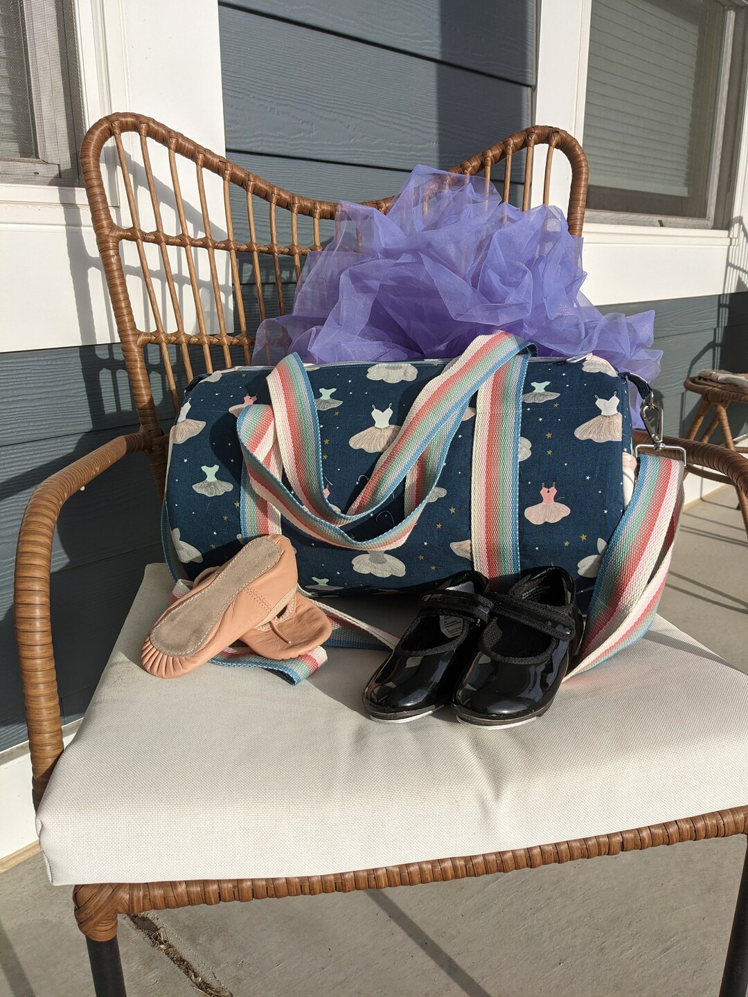 Medium Saturday Duffle Ballet Bag, Dance Shoe Bag, Removable Strap ...
