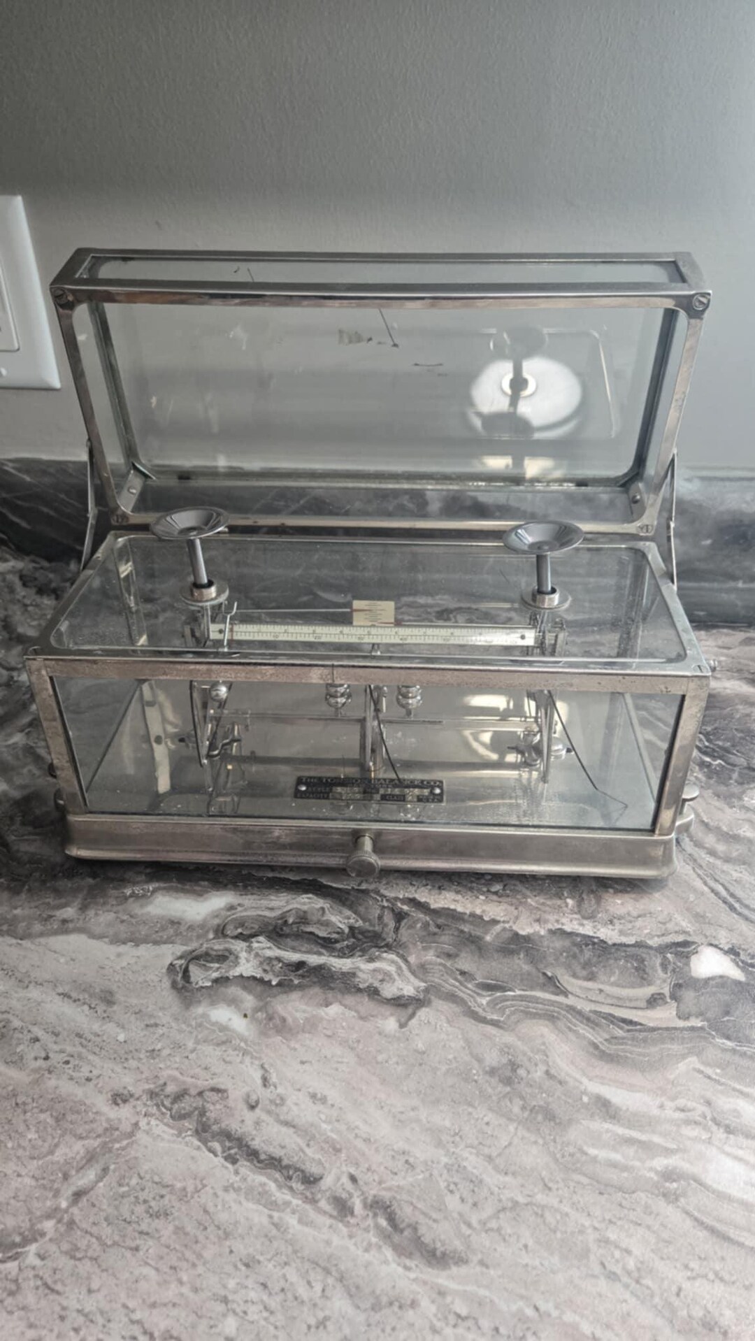 Vintage Torsion Co. Balance Scale - Glass Encased Analytical Balance ...