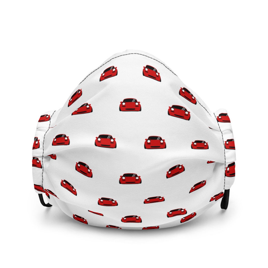 MX5 Miata Face Mask, Reusable Car Print Mask - Etsy