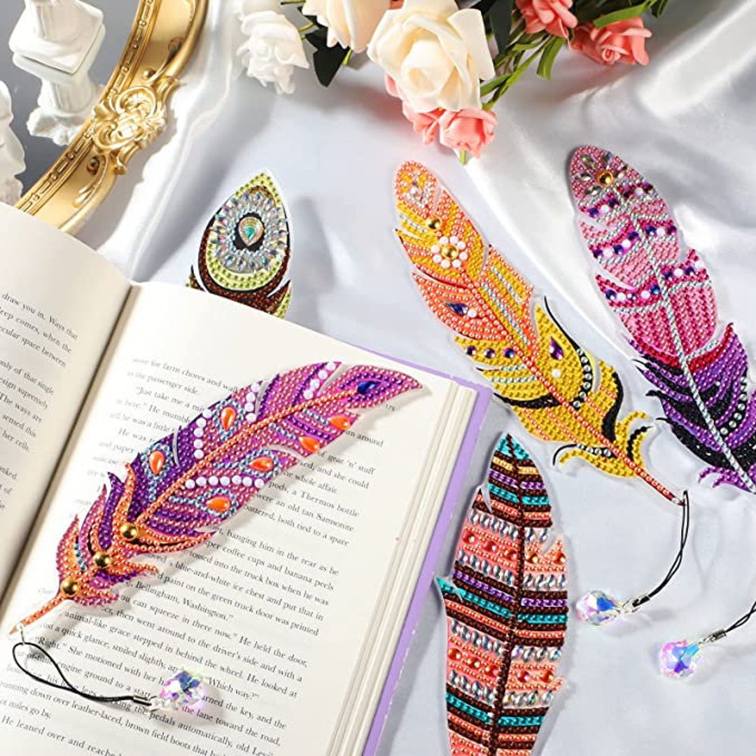 Diamond Painted Bookmark - Etsy