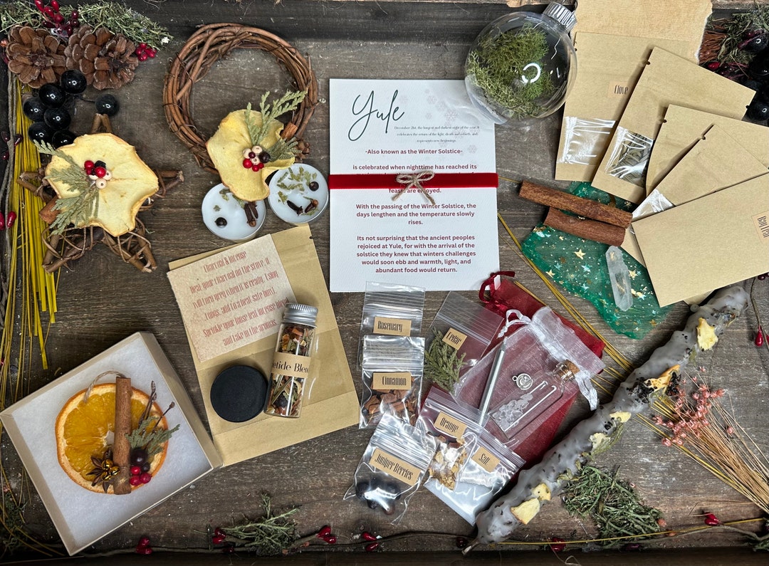 Yule Winter Solstice Yule Kit Yule Box Sabbat Box - Etsy