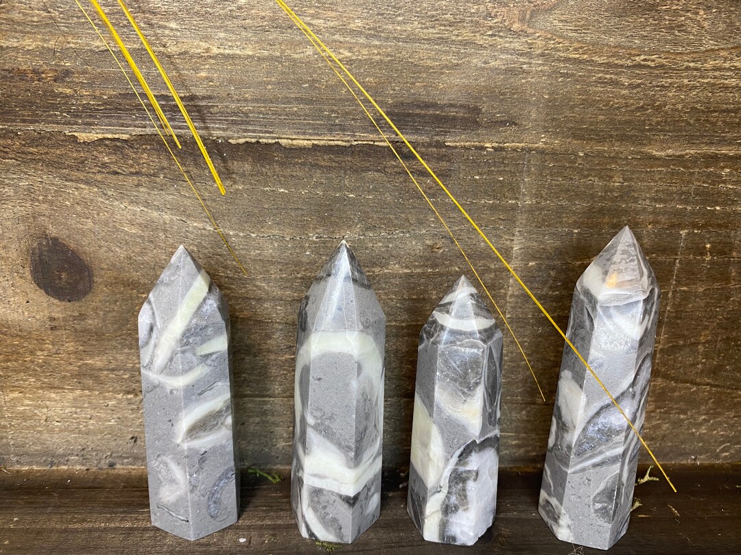 Shell Jasper Crystal Tower Jasper - Etsy