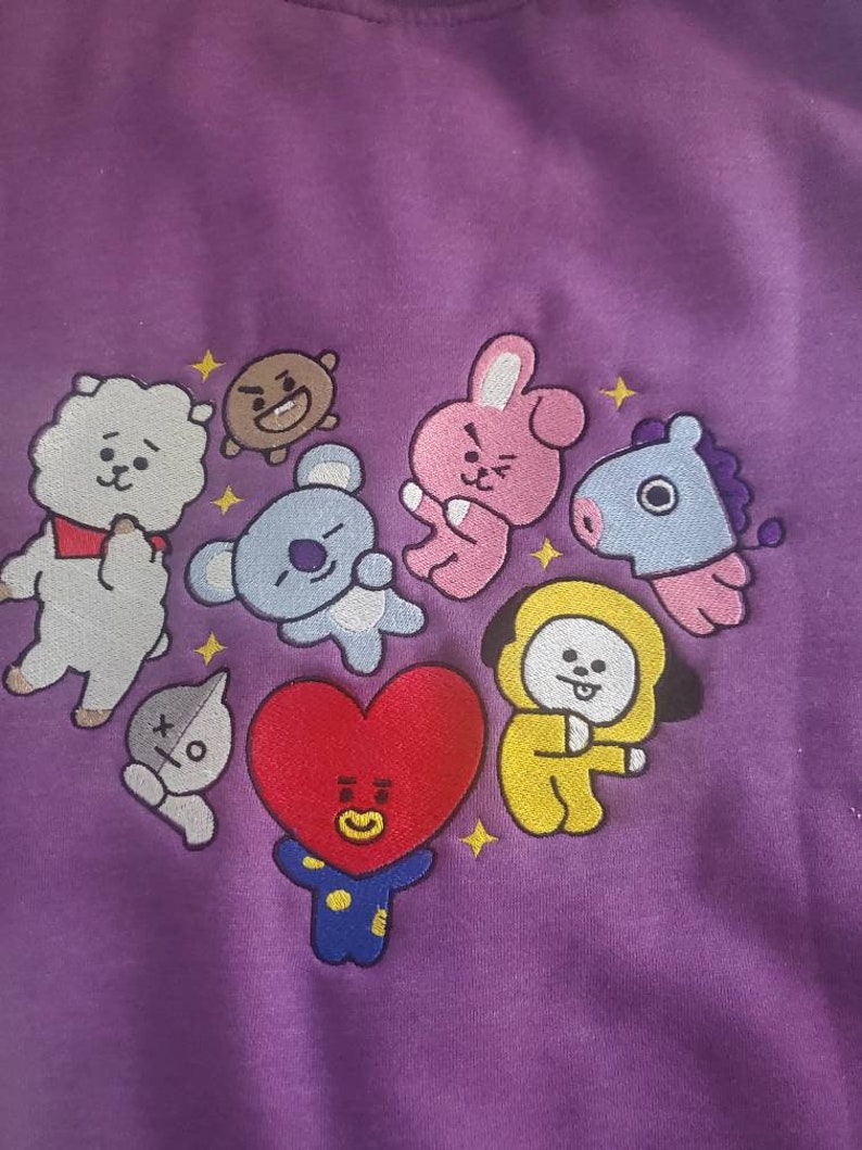 BTS/BT21 Varsity Style Jacket. - Etsy