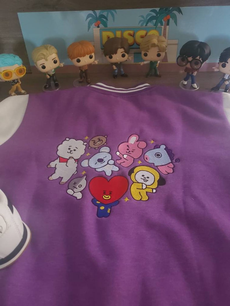 BTS/BT21 Varsity Style Jacket. - Etsy