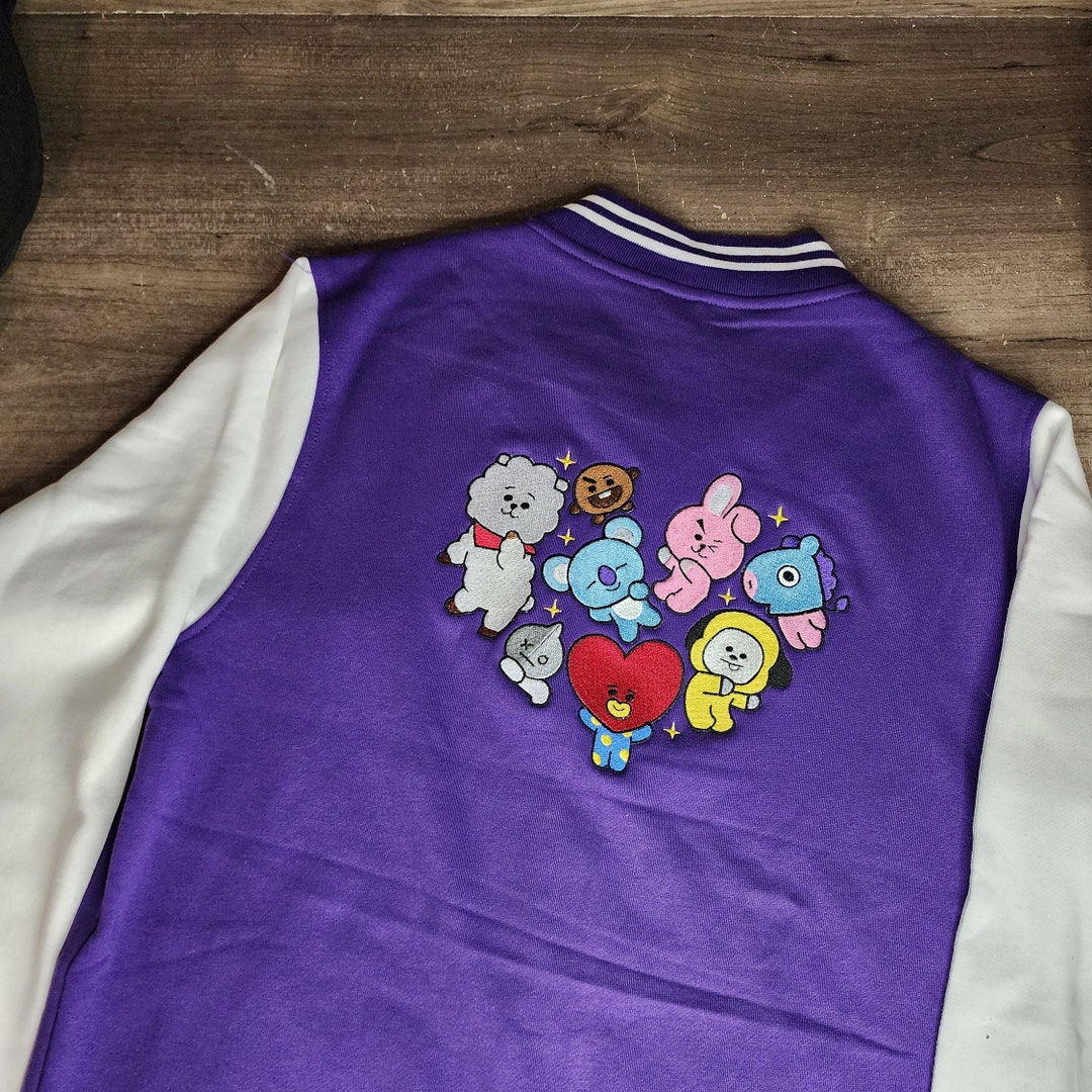 BTS/BT21, Varsity Style Jacket. - Etsy