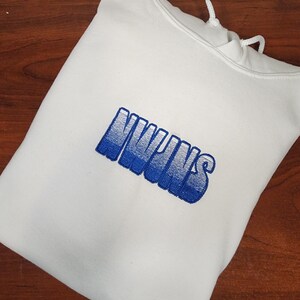 New Jeans, NWJNS Logo, Embroiderd With Gradient - Etsy