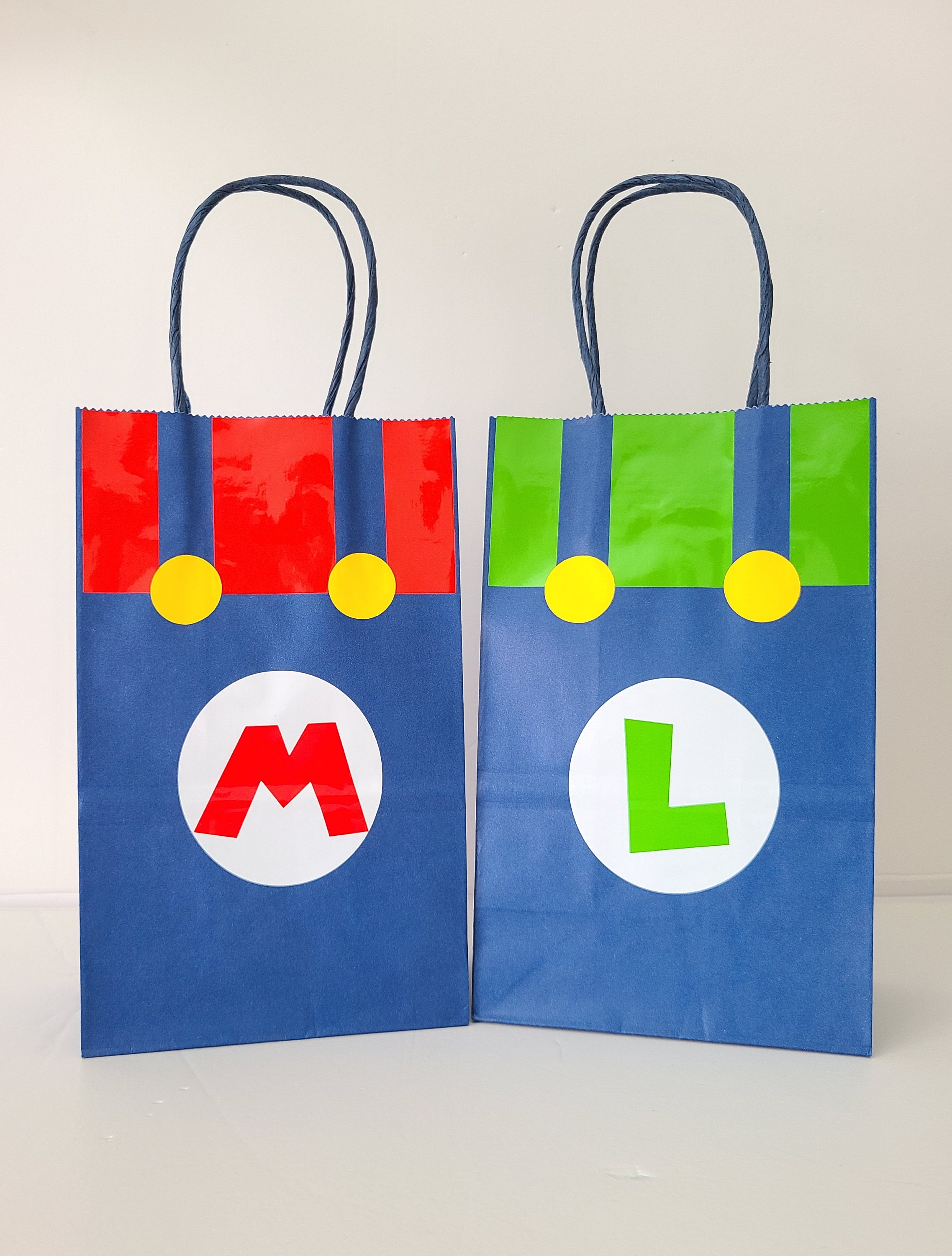 Mario and Luigi Favor Bags - Etsy