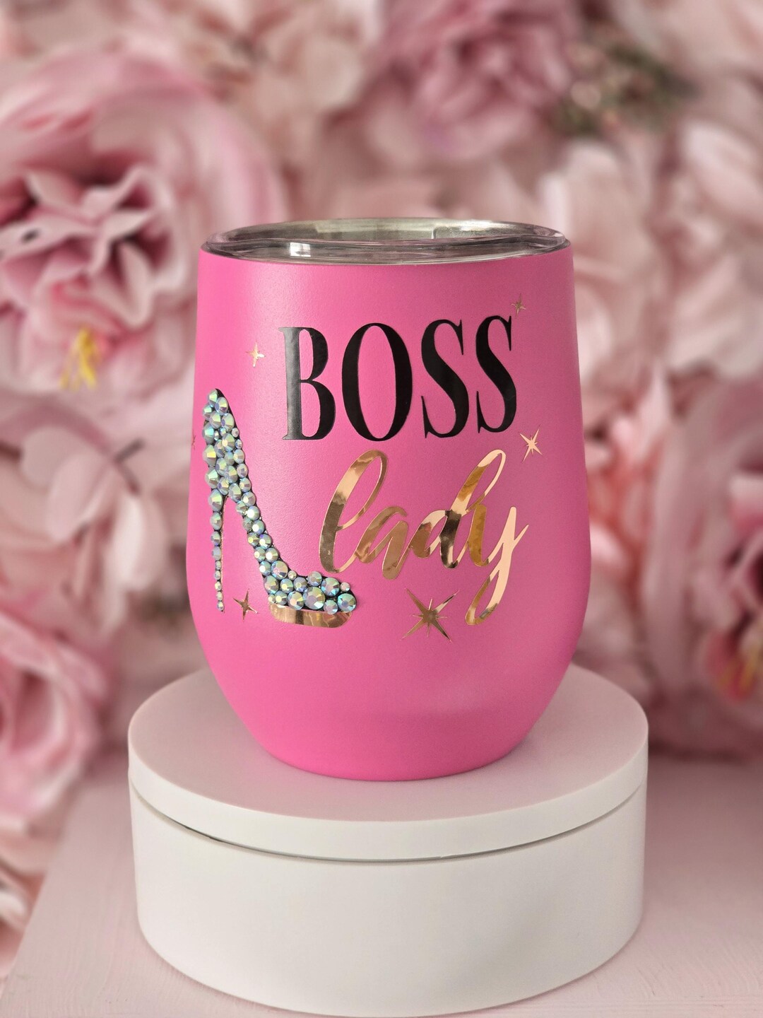 Boss Lady Wine Tumbler - Etsy