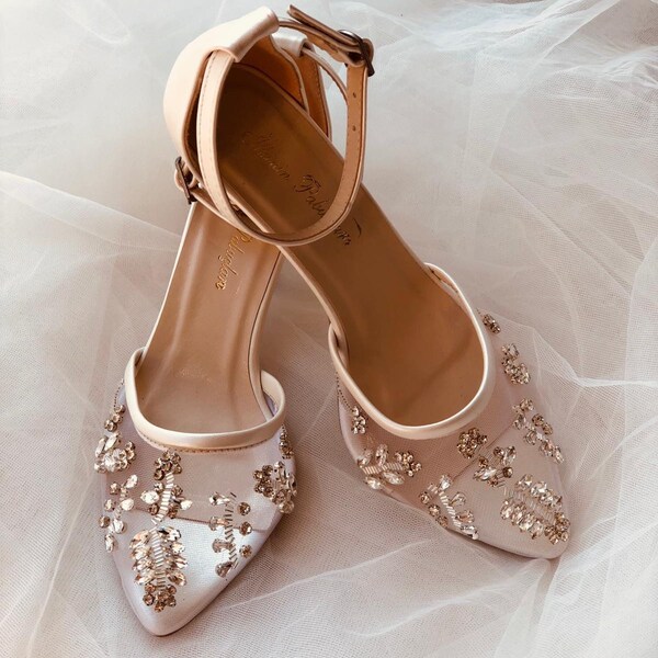 Crystal Bridal Shoes - Etsy
