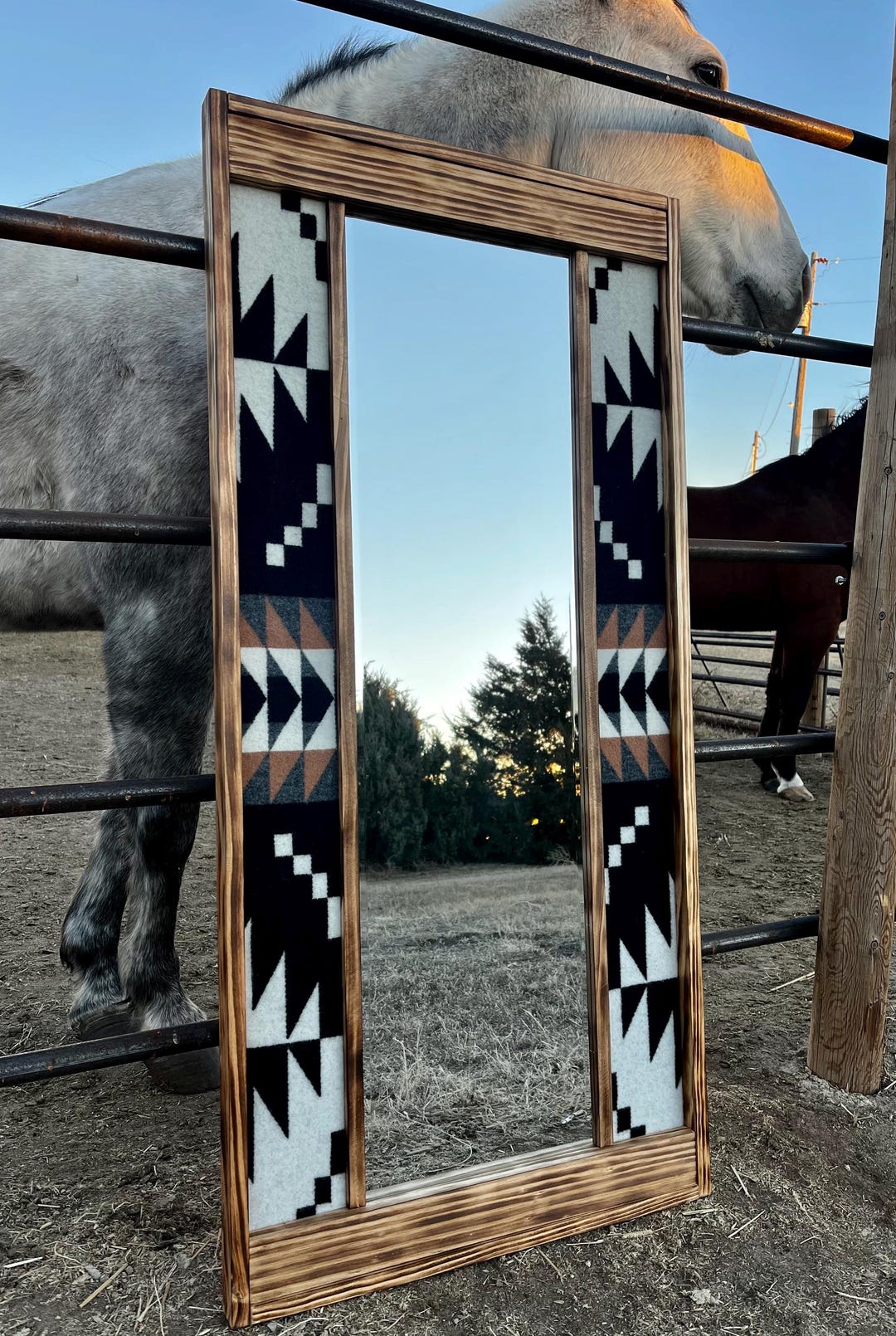 Rustic Western Mirror • Western Style Full Length - Etsy