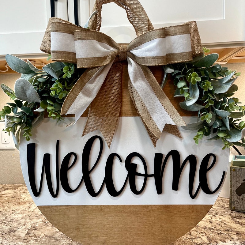 Welcome Sign Front Door - Etsy