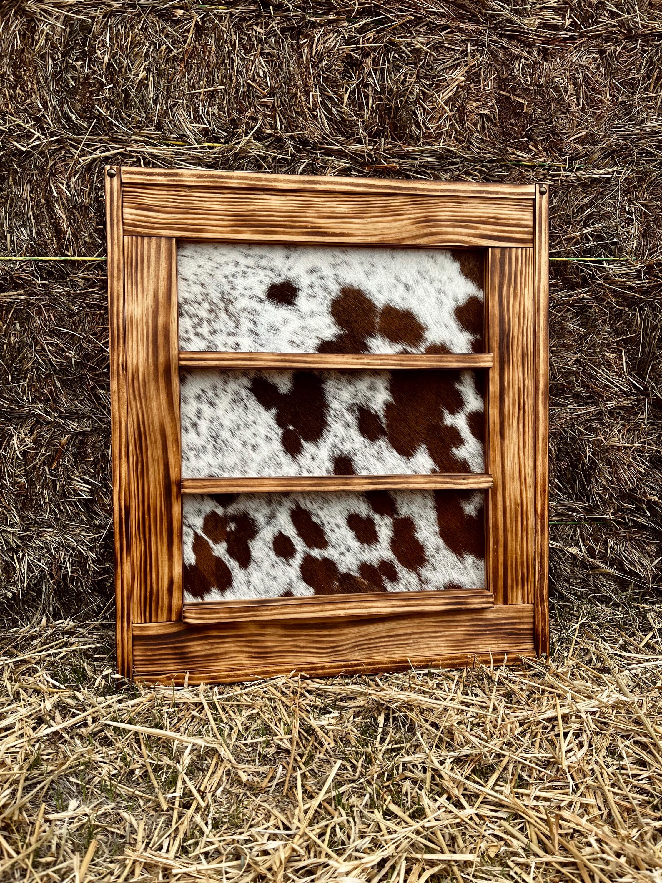 Genuine Cowhide Belt Buckle Display • Western Shelf • - Etsy