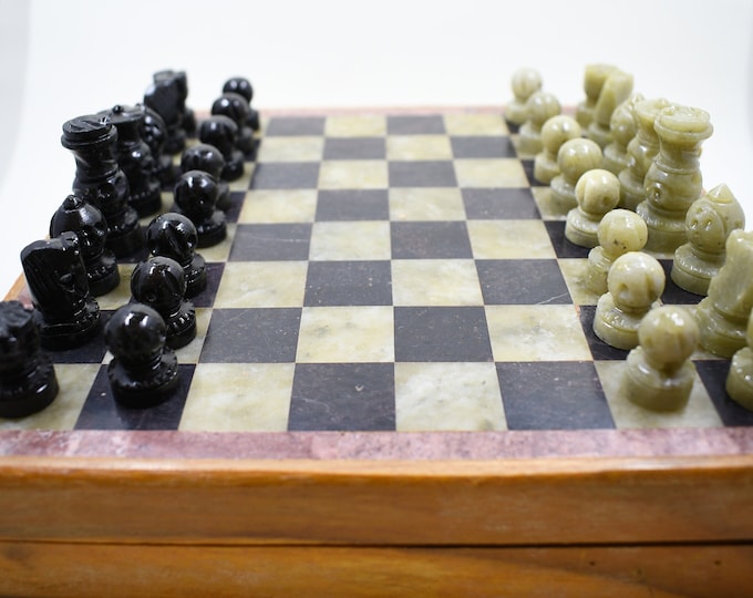 Soapstone Chess Set - Etsy