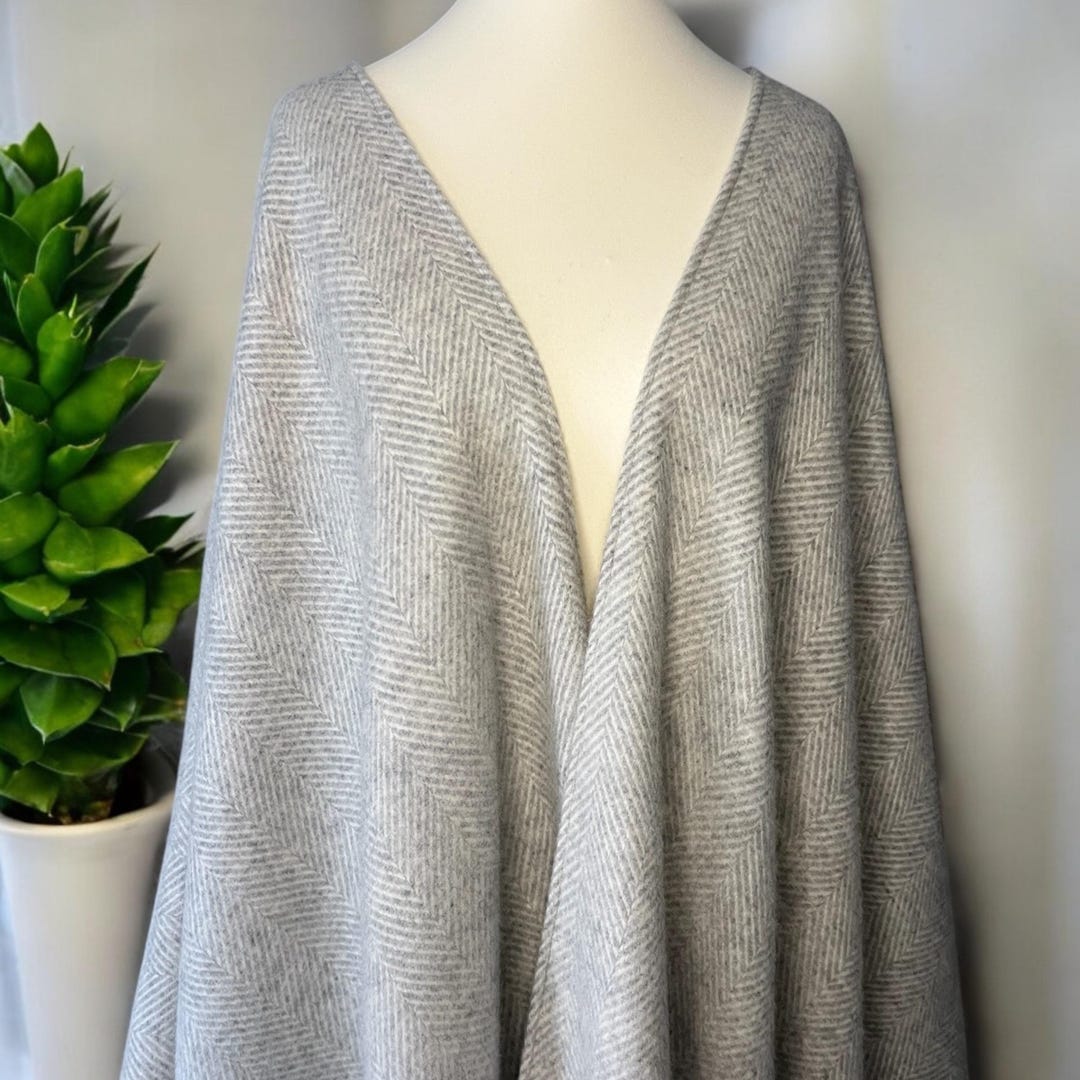 Merino Wool Shawl Soft Wool Wrap Wool Blanket Gift for Her Oversized ...