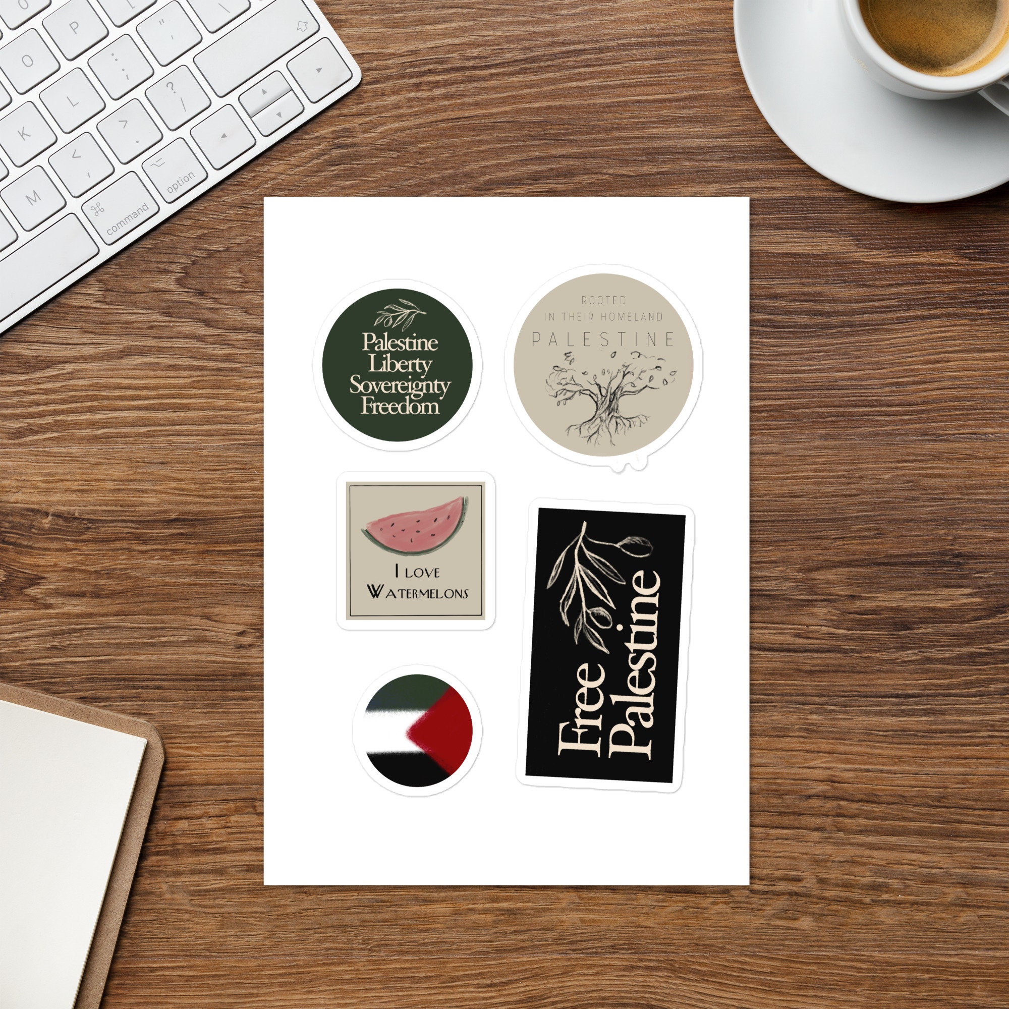 Free Palestine Stickers Cute Aesthetic Olive Pack - Etsy